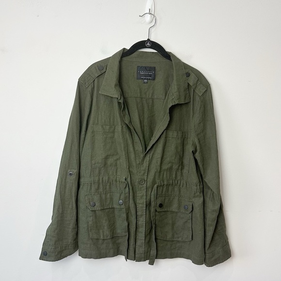 Sanctuary | Jackets & Coats | Sanctuary Linen Military Utility Jacket ...